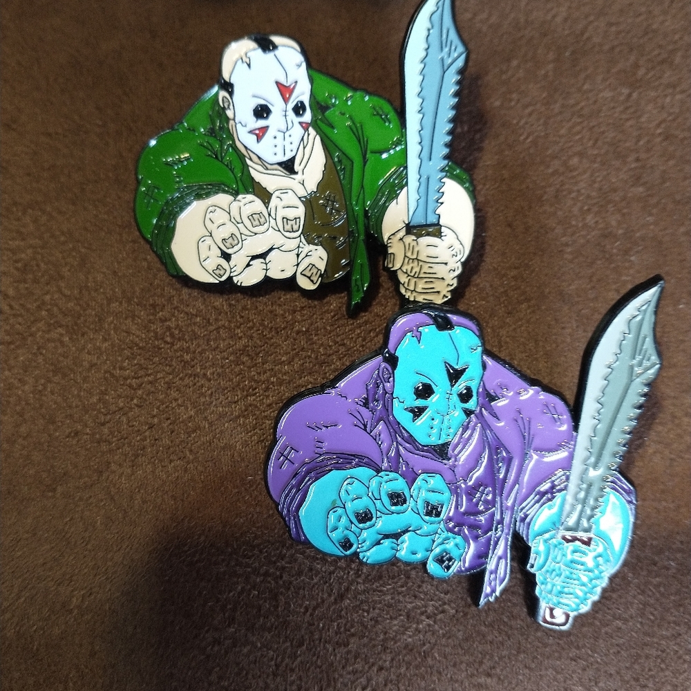 Serial Killer 2 Enamel Pins, Numbered Set! - Gem